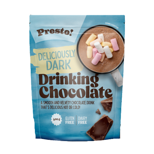 PRESTO! DRINKING CHOCOLATE 400G – Reduced to Clear