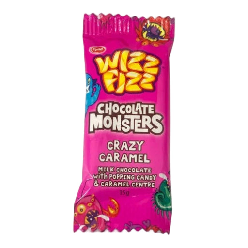WIZZ FIZZ CRAZY CARAMEL MONSTER 15G – Reduced to Clear